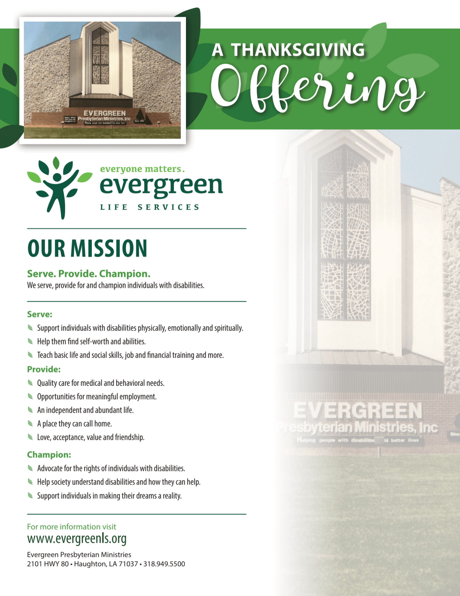 Our-Mission - Evergreen Life Services